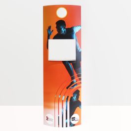 PLV Totem avec niche et porte-flyer